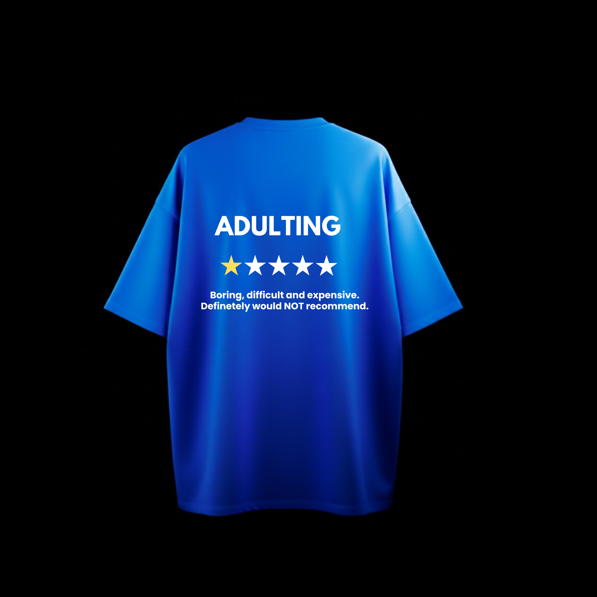 The Adulting blue Tee – Uncursed